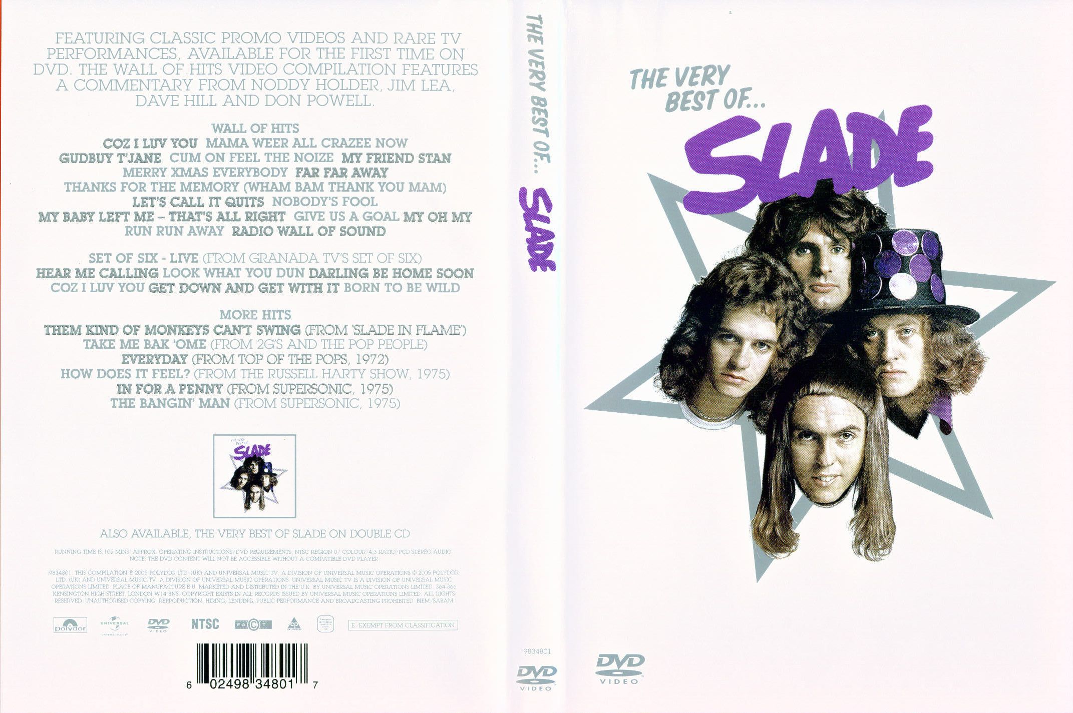 Slade The Very Best Of : Front | DVD Covers | Cover Century | Over 1. ...